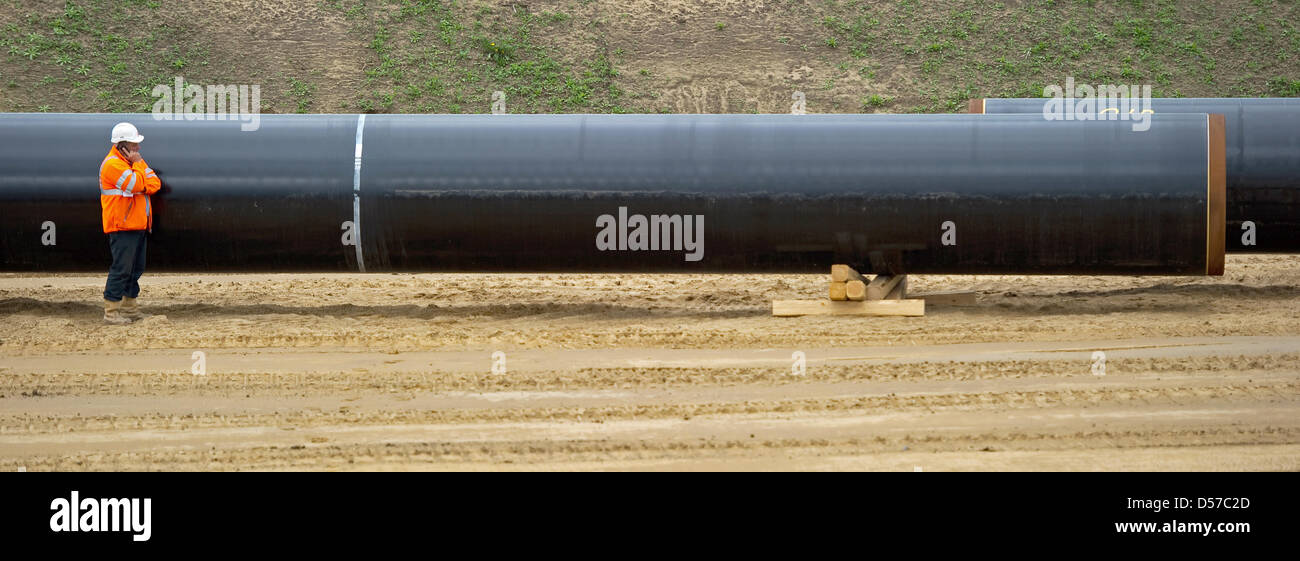 A part of the OPAL pipeline was constructed near Reineresdorf, Germany ...