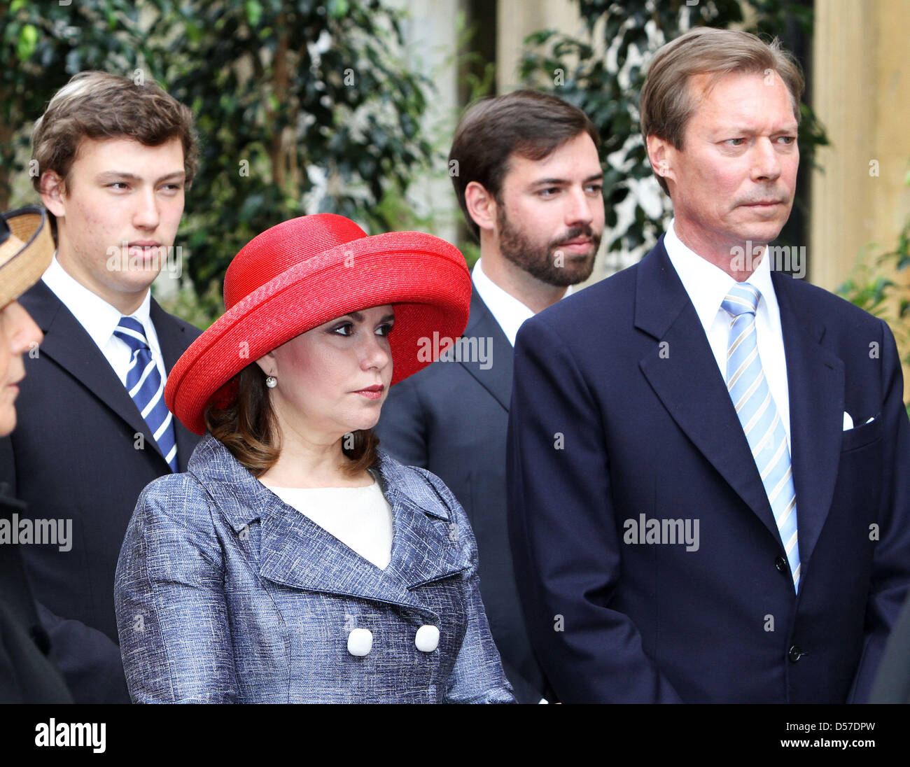 Grand Duke Henri of Luxembourg (R), Grand Duchess Maria Teresa of ...