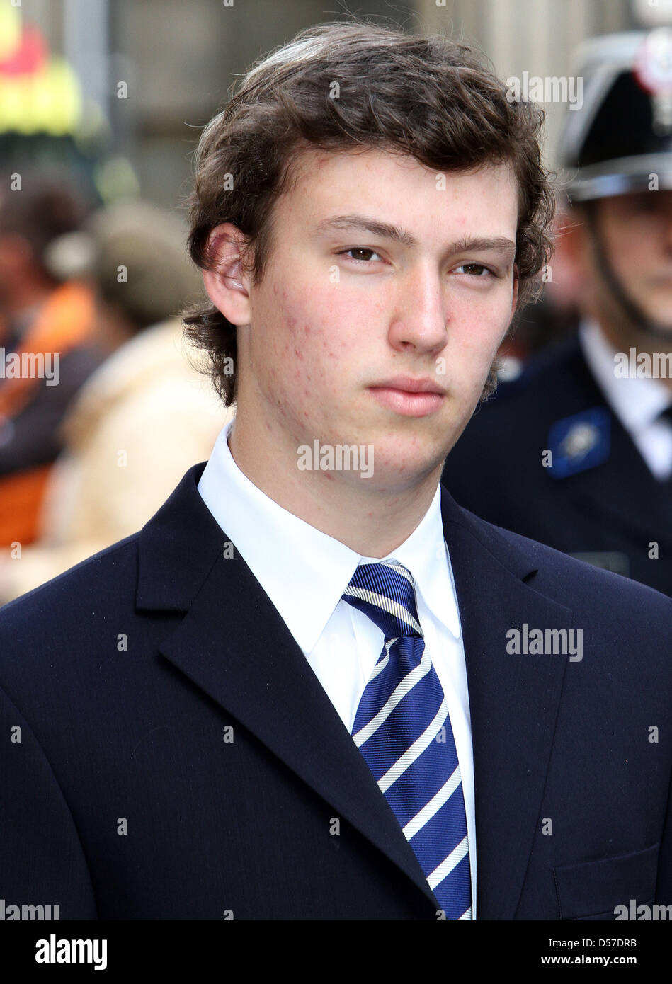 Prince Sebastian of Luxembourg attends the pilgrimage to the statue of ...