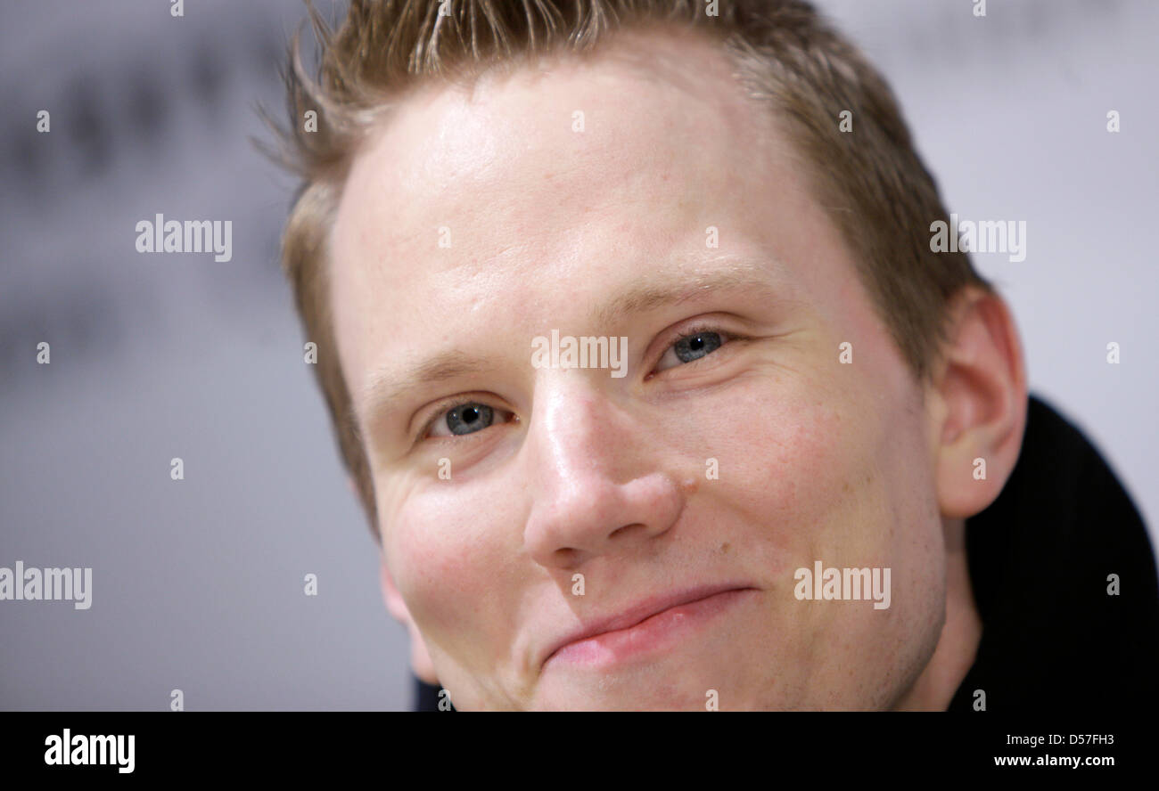 Christian Ehrhoff of the German national ice hockey team attends a ...