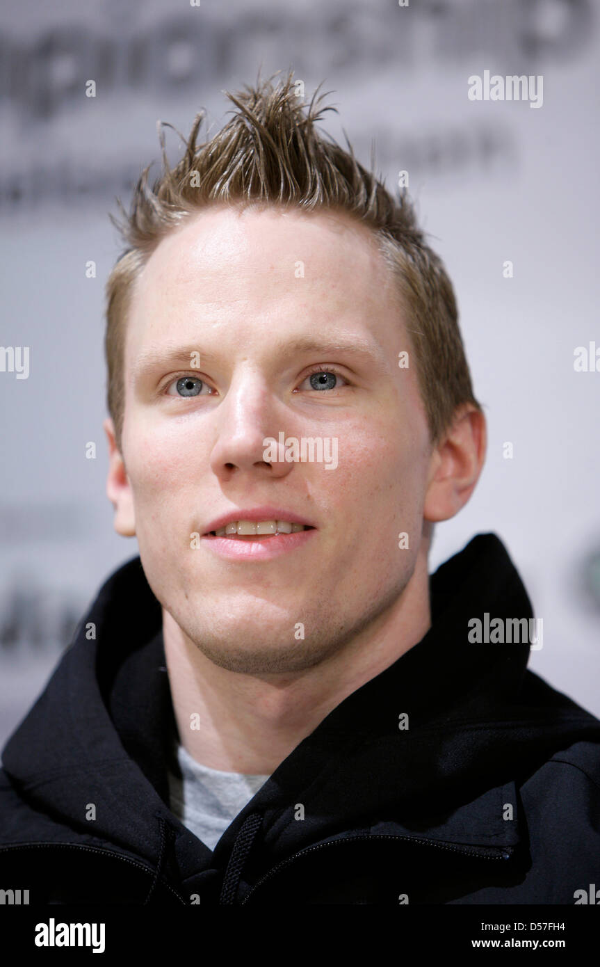 Christian Ehrhoff of the German national ice hockey team attends a ...