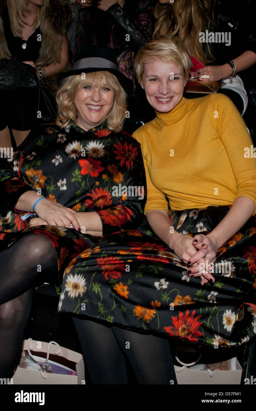 Patricia Riekel, Susan Atwell at Mercedes-Benz Fashion Week Berlin ...