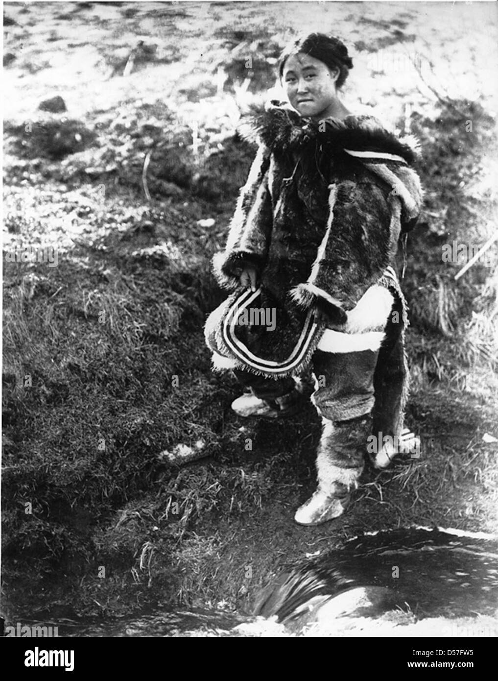 This image features Nyla, known as 'Maki' from the film *Nanook of the ...