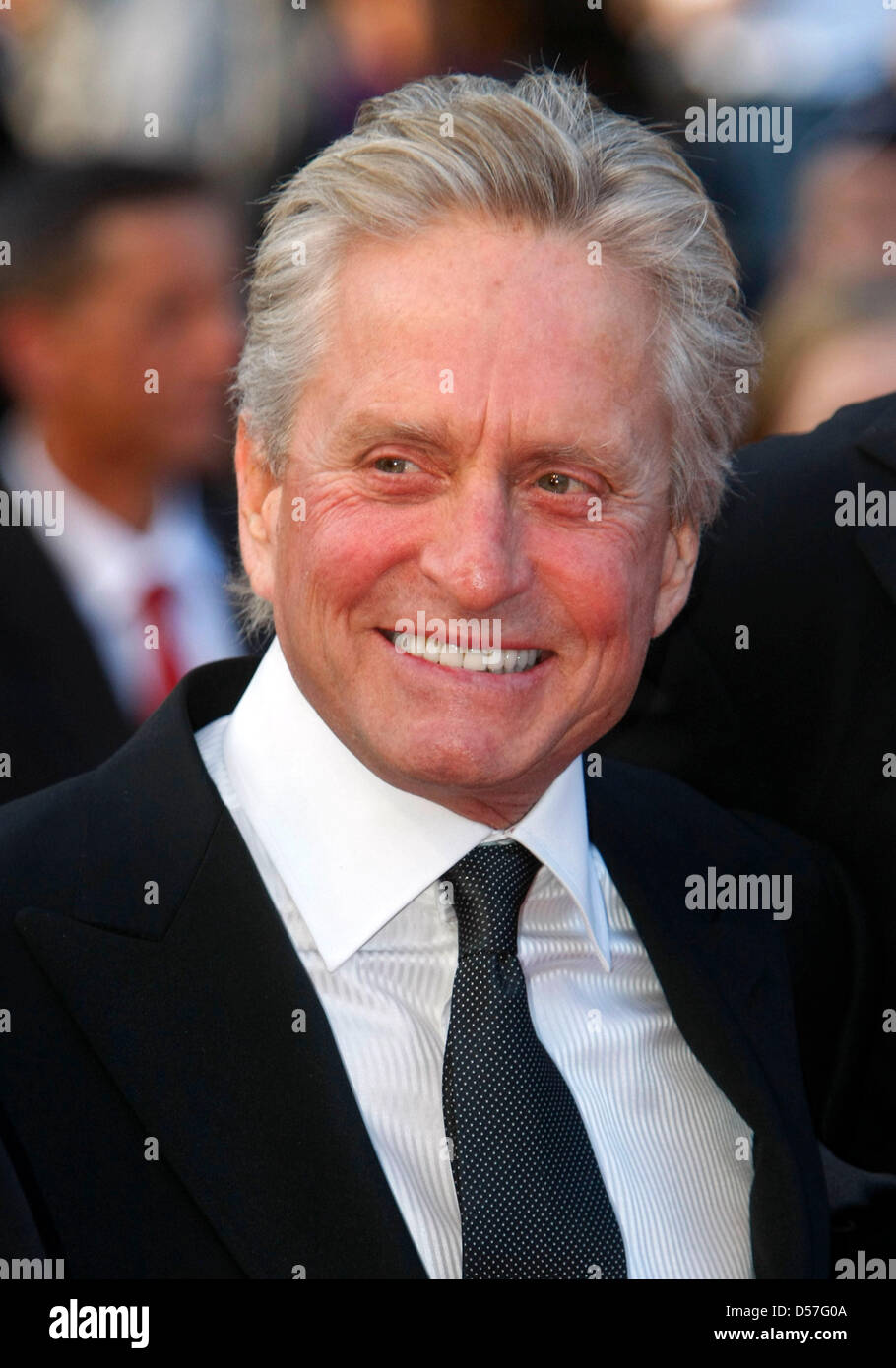 US actor Michael Douglas arrives for the premiere of 'Wall Street ...