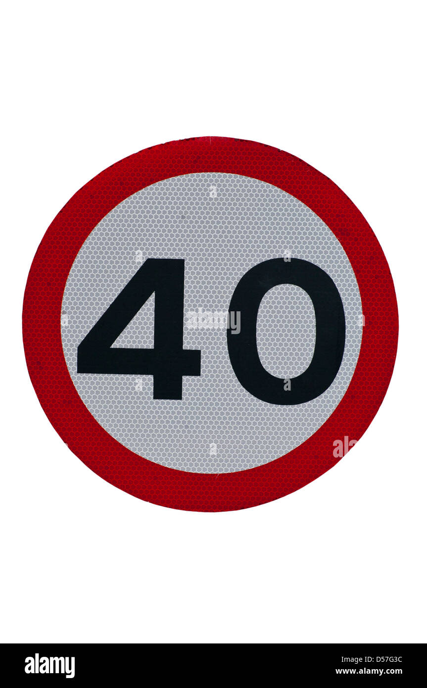40 mph Speed Limit Road Traffic Sign UK Roadsigns Signs Stock Photo - Alamy 40 mph Speed Limit Road Traffic Sign UK Roadsigns Signs Stock Photo - Alamy