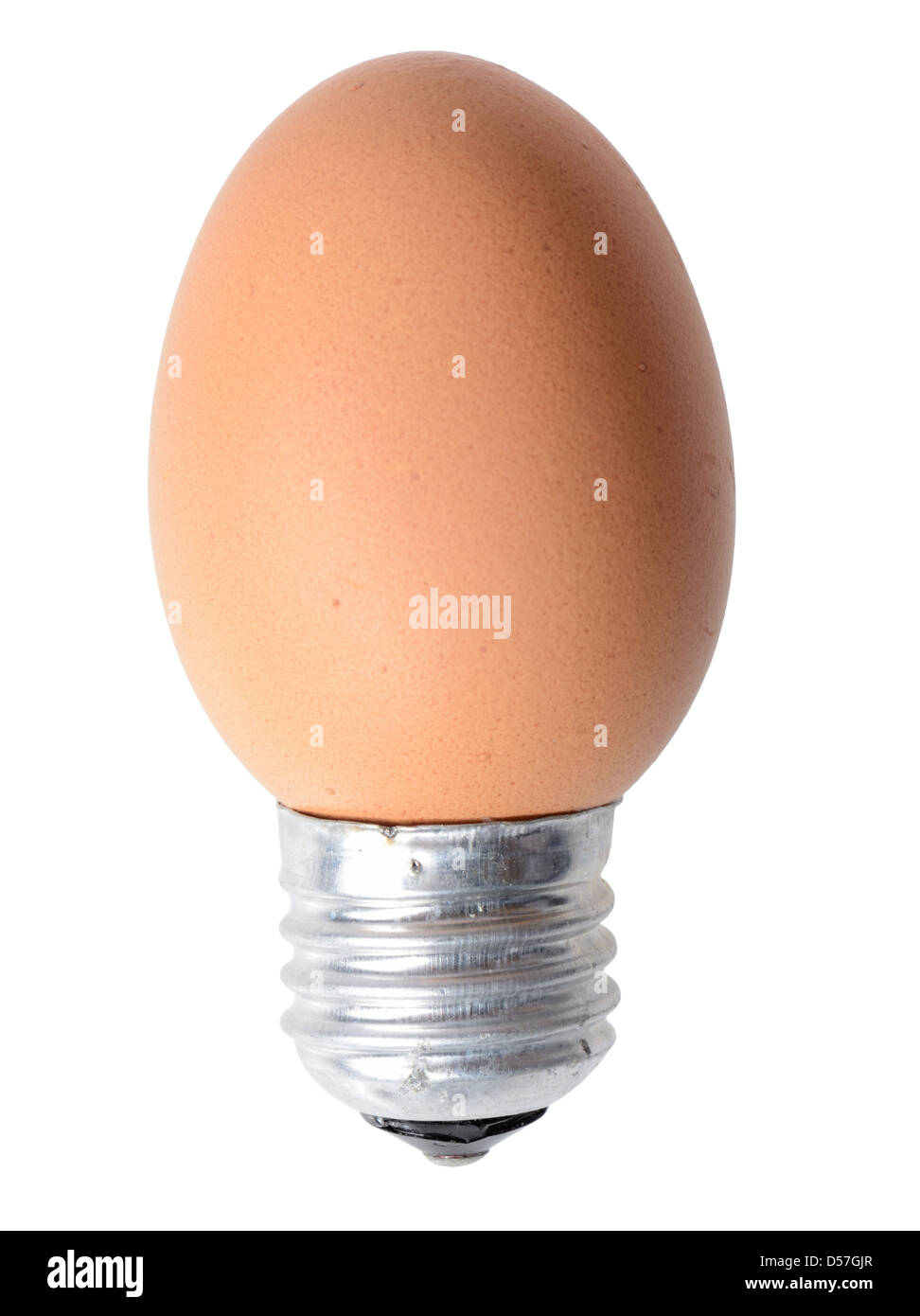 Egg light bulb, concept of the start of a bright idea Stock Photo - Alamy