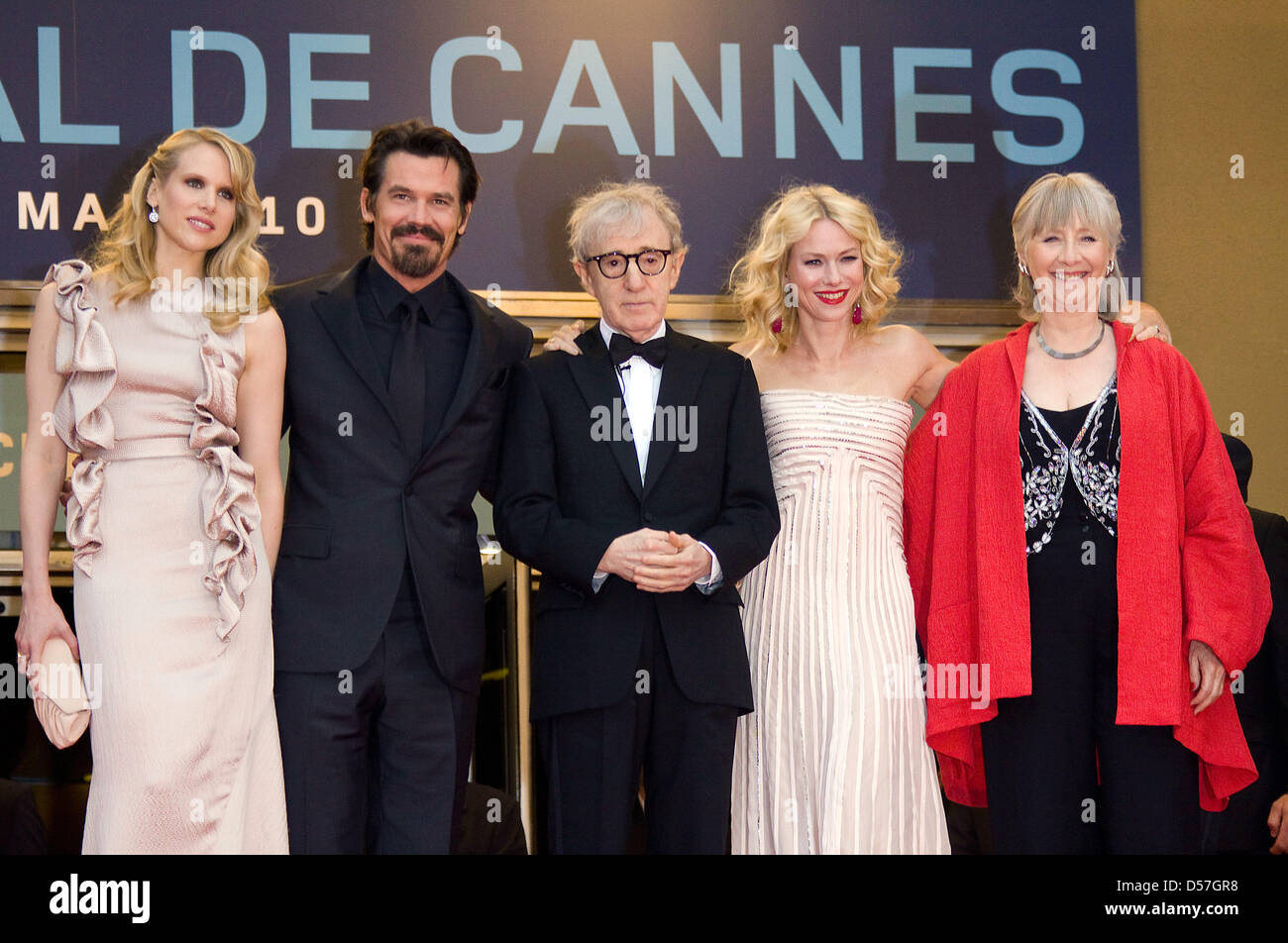 (L-R) British actress Lucy Punch, US actor Josh Brolin, US filmmaker ...