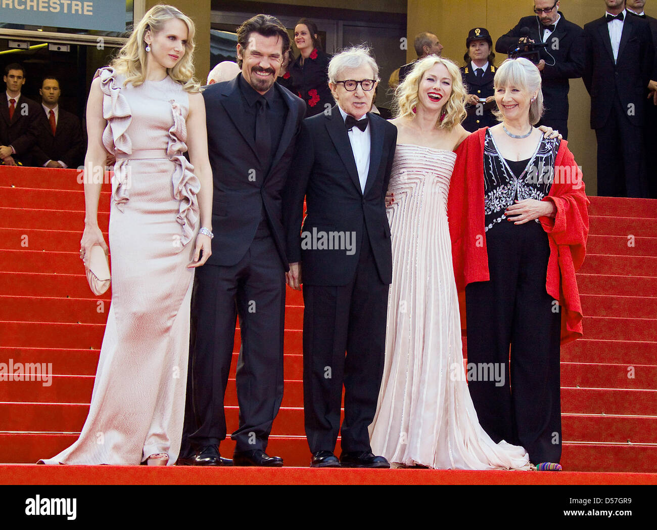 (L-R) British actress Lucy Punch, US actor Josh Brolin, US filmmaker ...