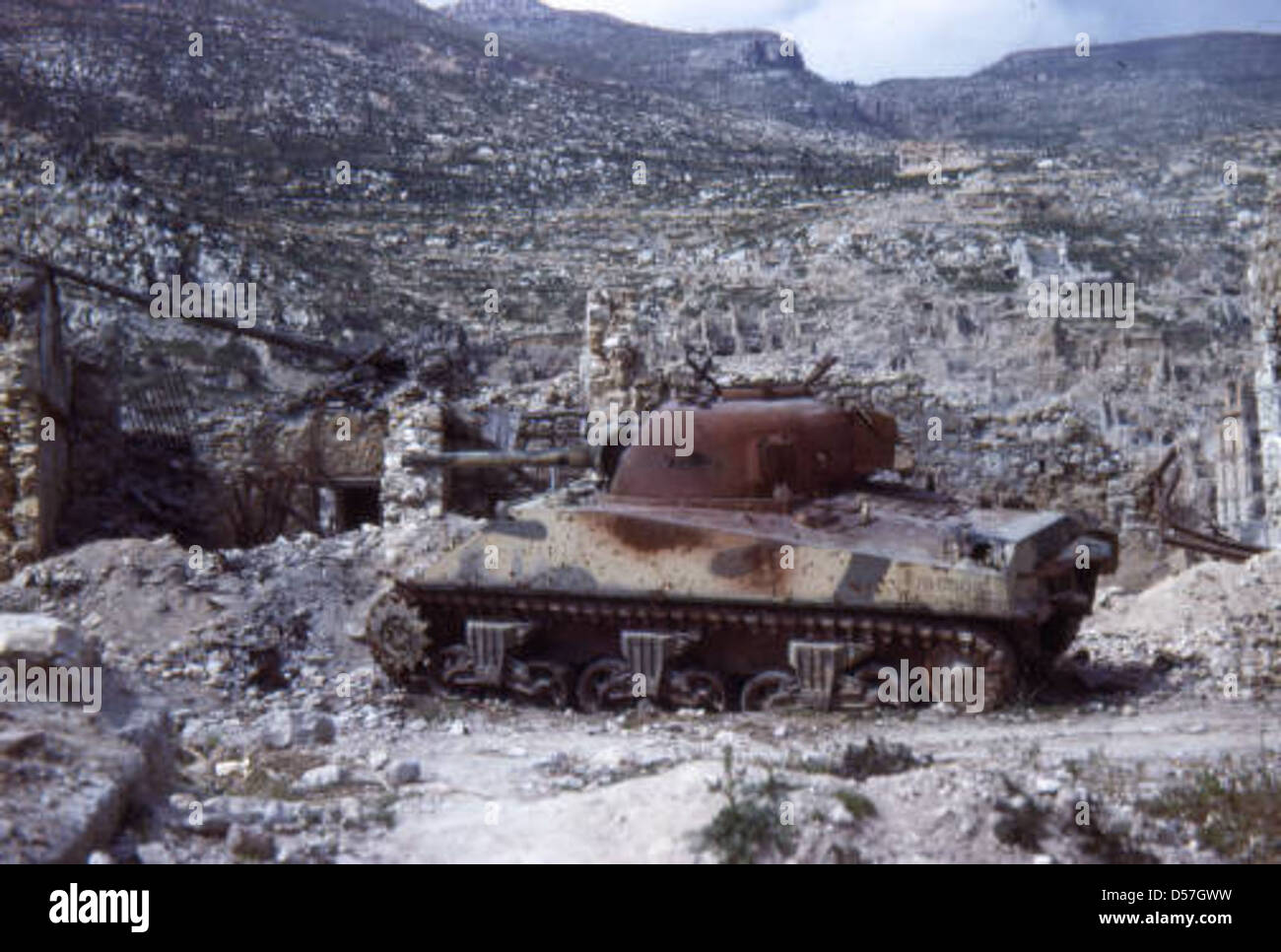 The Battle of Monte Cassino in 1944 saw fierce fighting in Italy, with ...