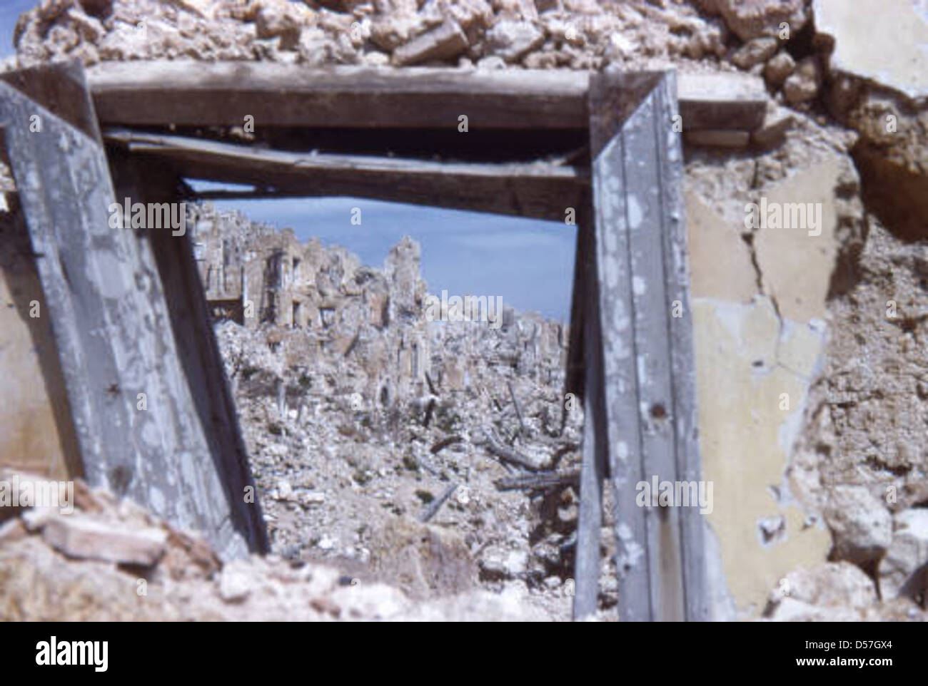 A powerful image of the Battle of Monte Cassino, which took place in ...