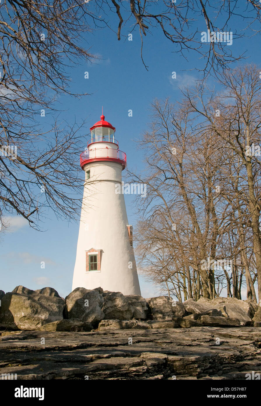 Port Clinton Lighthouse, Port Clinton Ohio Stock Photo - Alamy