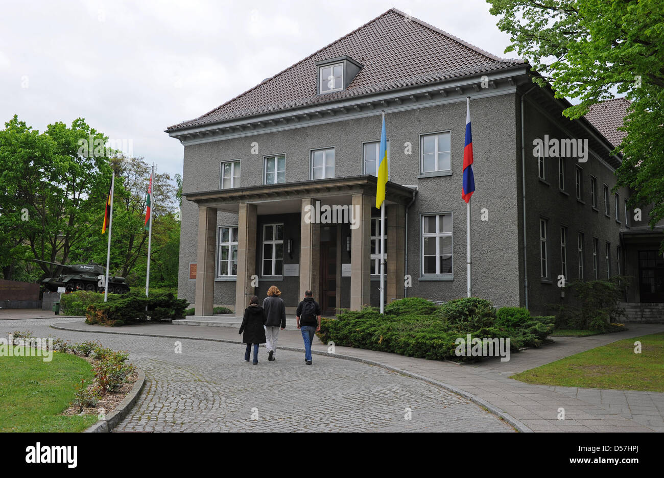 Exterior view on German-Russian Museum Karlshorst in Berlin, Germany ...