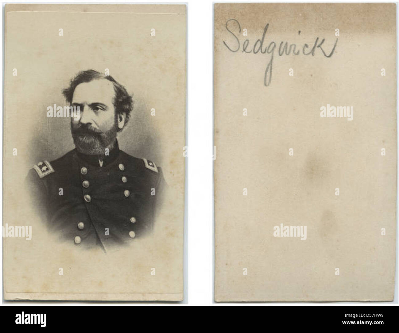 General John Sedgwick was a Union officer during the American Civil War ...