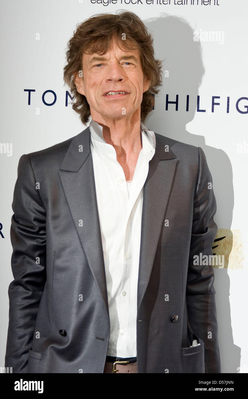 British singer Mick Jagger of the Rolling Stones poses during the photo ...