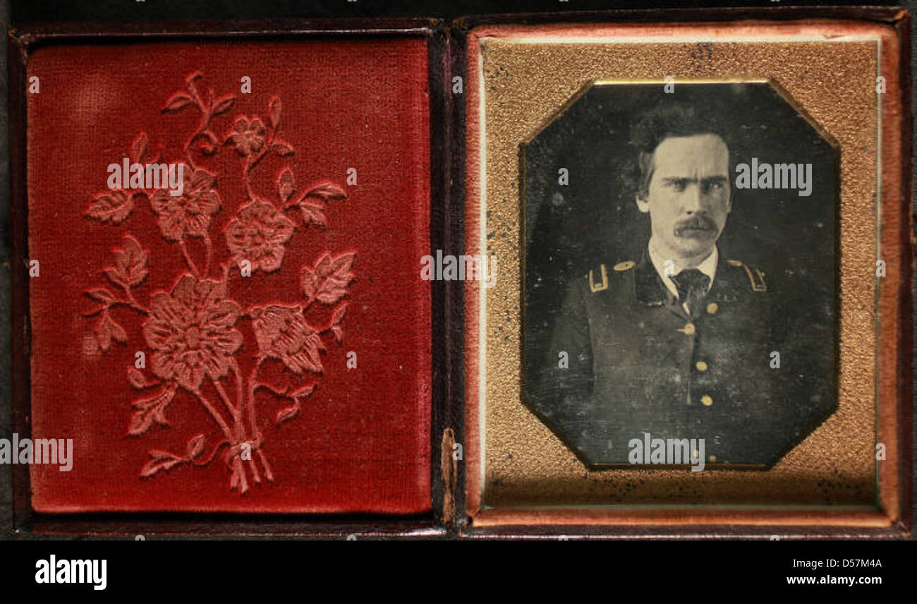 A portrait of Brigadier General William Polk Hardeman, a Confederate ...