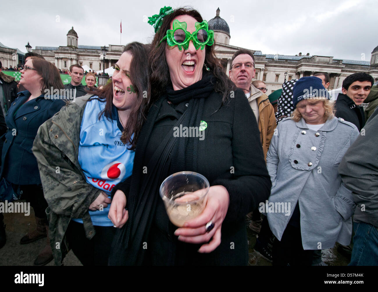 Drunk irish woman hi-res stock photography and images - Alamy