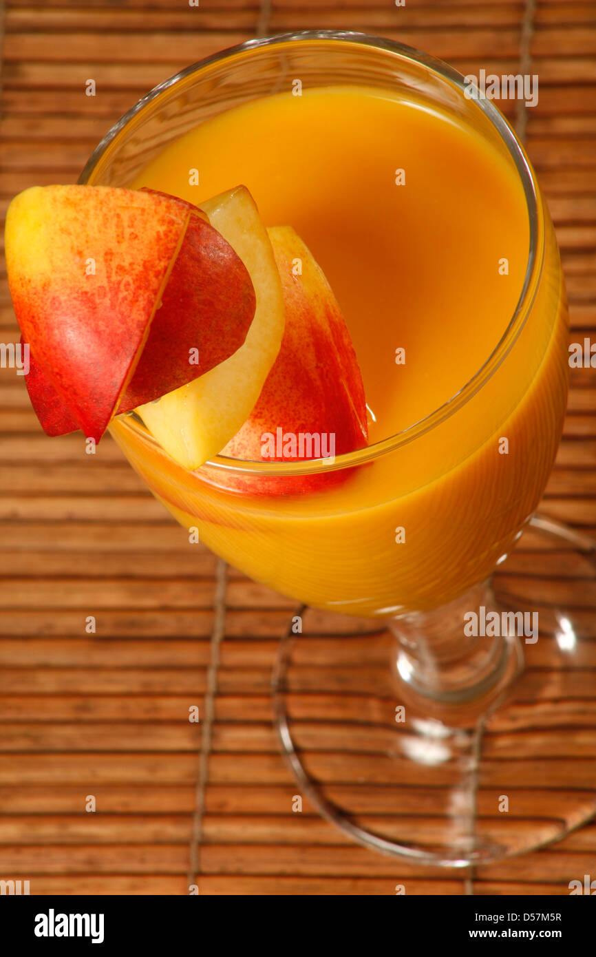 Orange and peach smoothie hi-res stock photography and images - Alamy