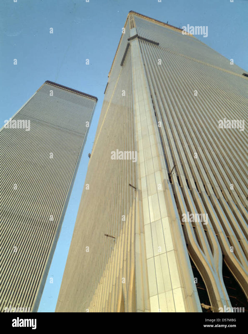 A photograph of the World Trade Center in New York City, a symbol of ...