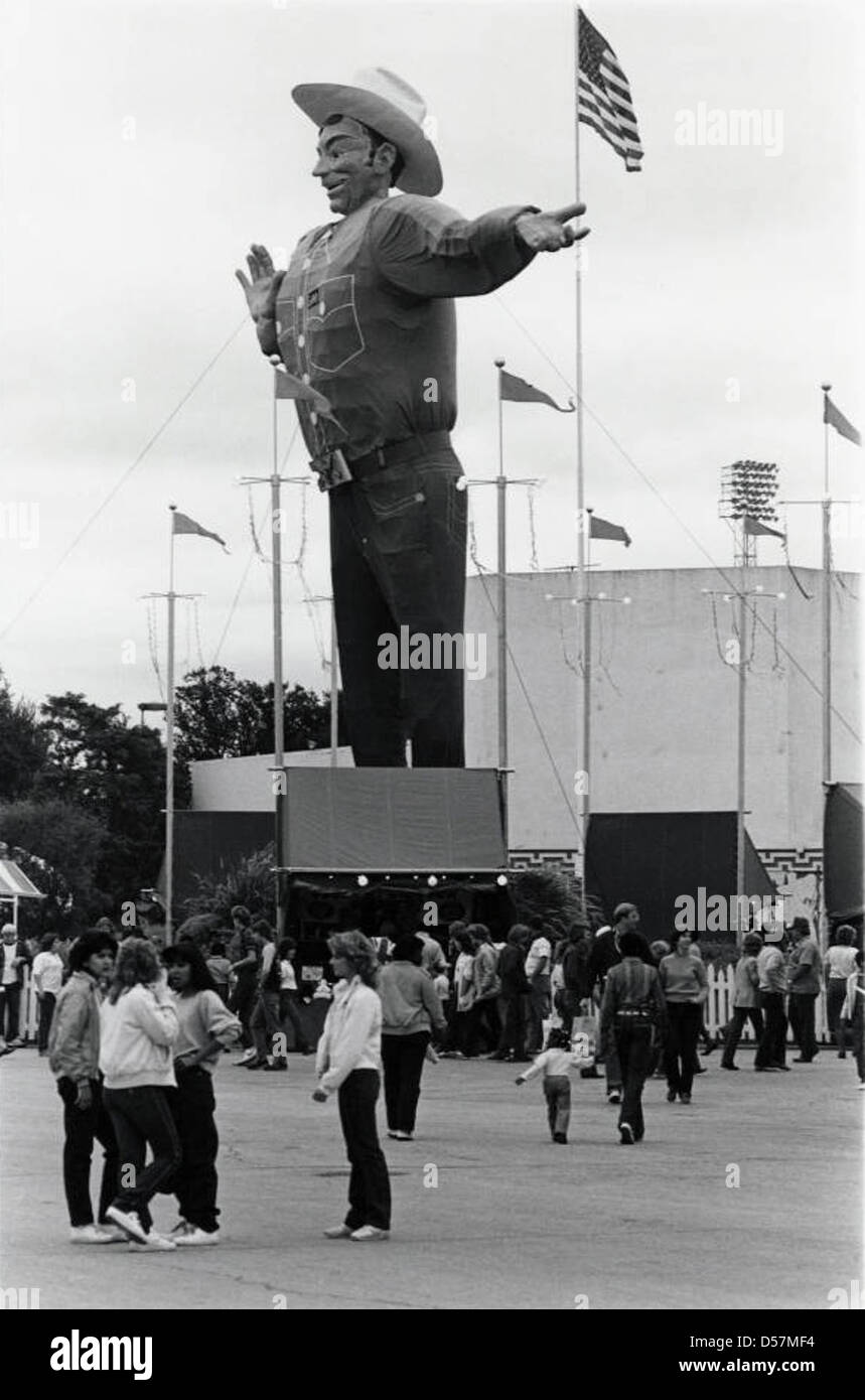 Big Tex, a 55-foot-tall cowboy figure, has been the iconic symbol of ...