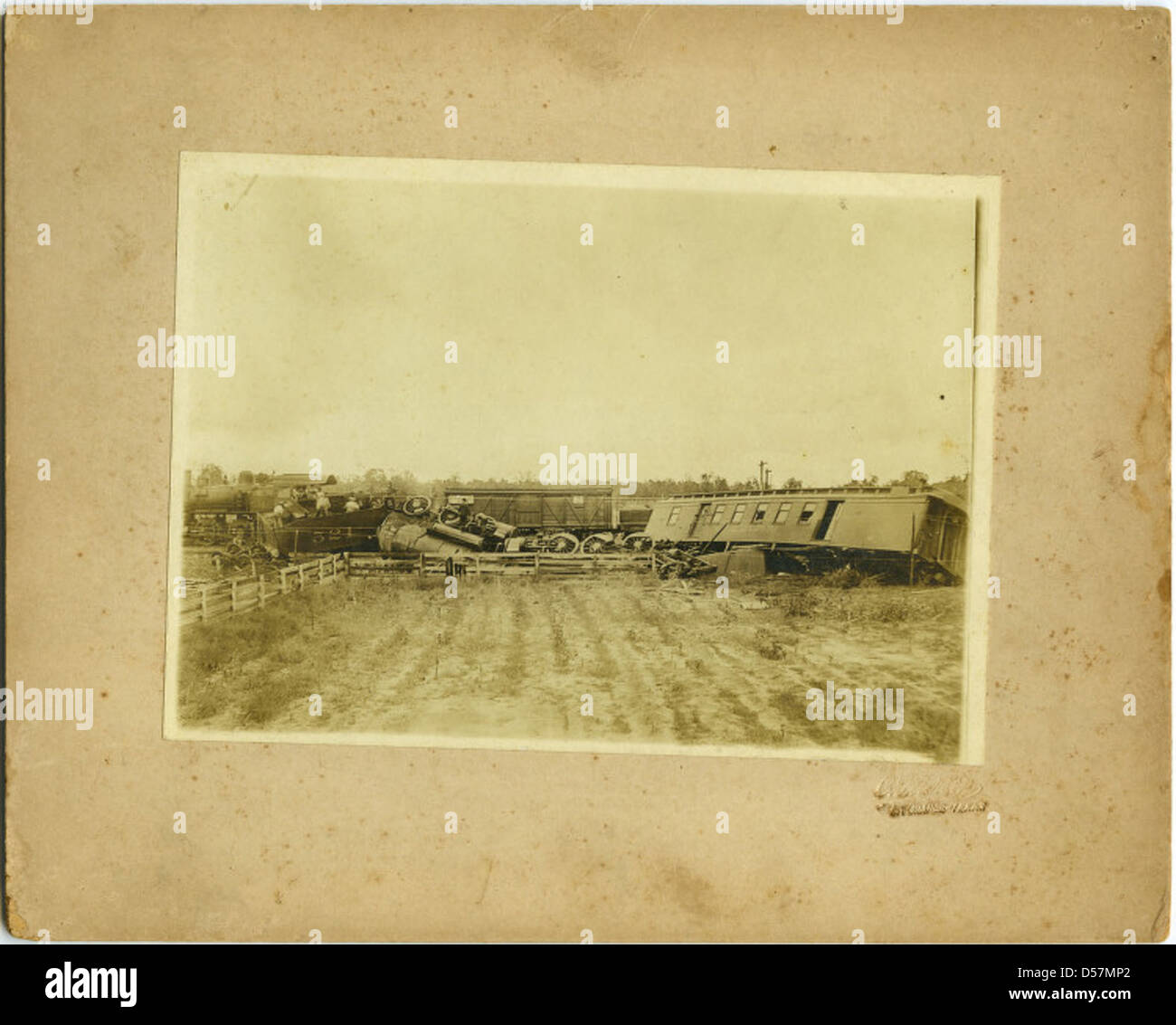 This image shows the aftermath of a railroad accident in Texas ...