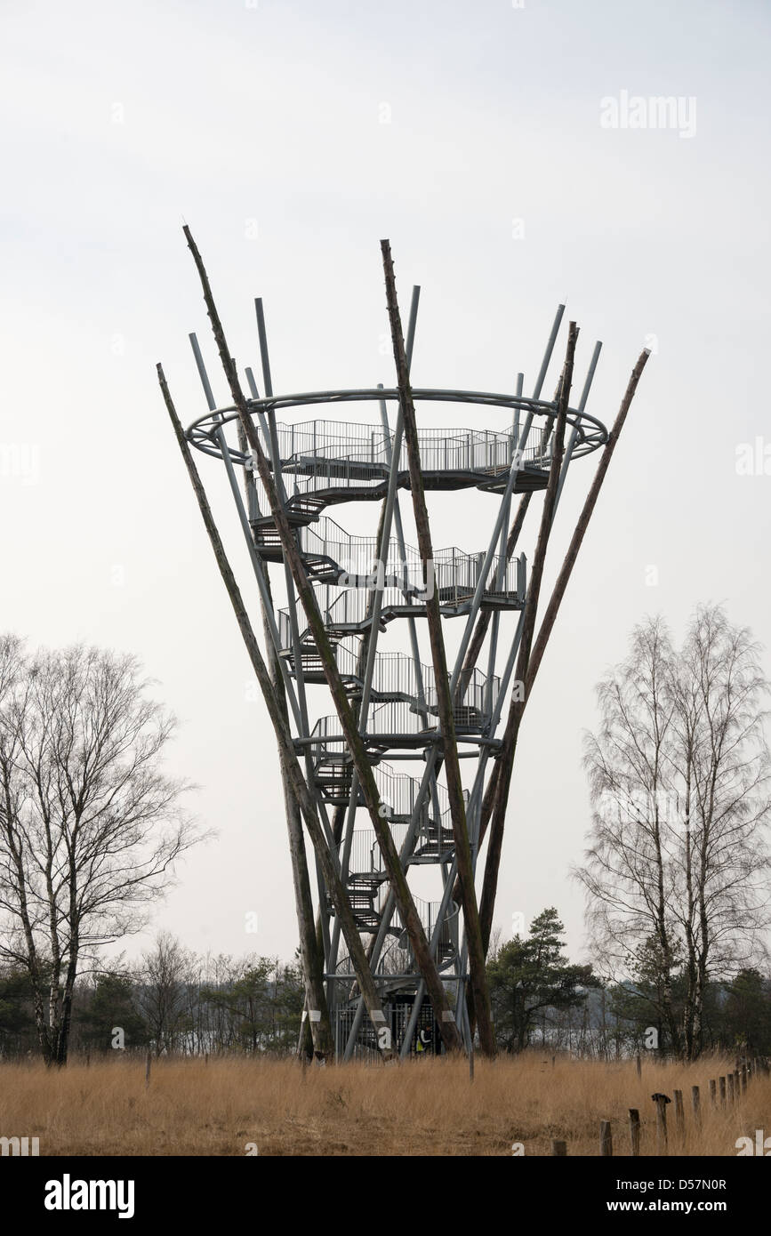 observation post in netherlands nature Stock Photo - Alamy