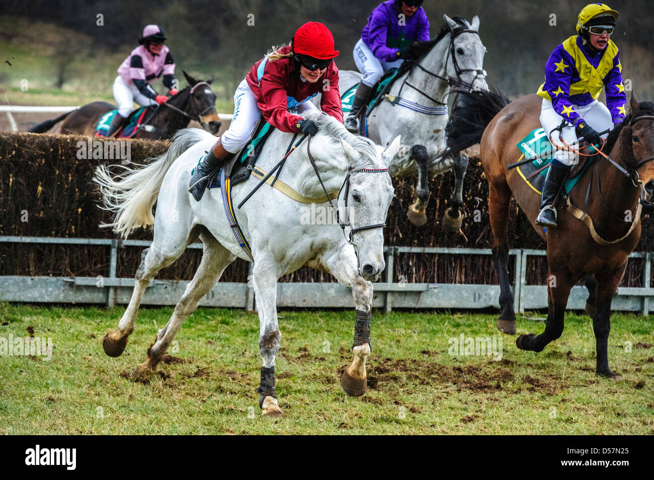 Point point racing overton farm hi-res stock photography and images - Alamy