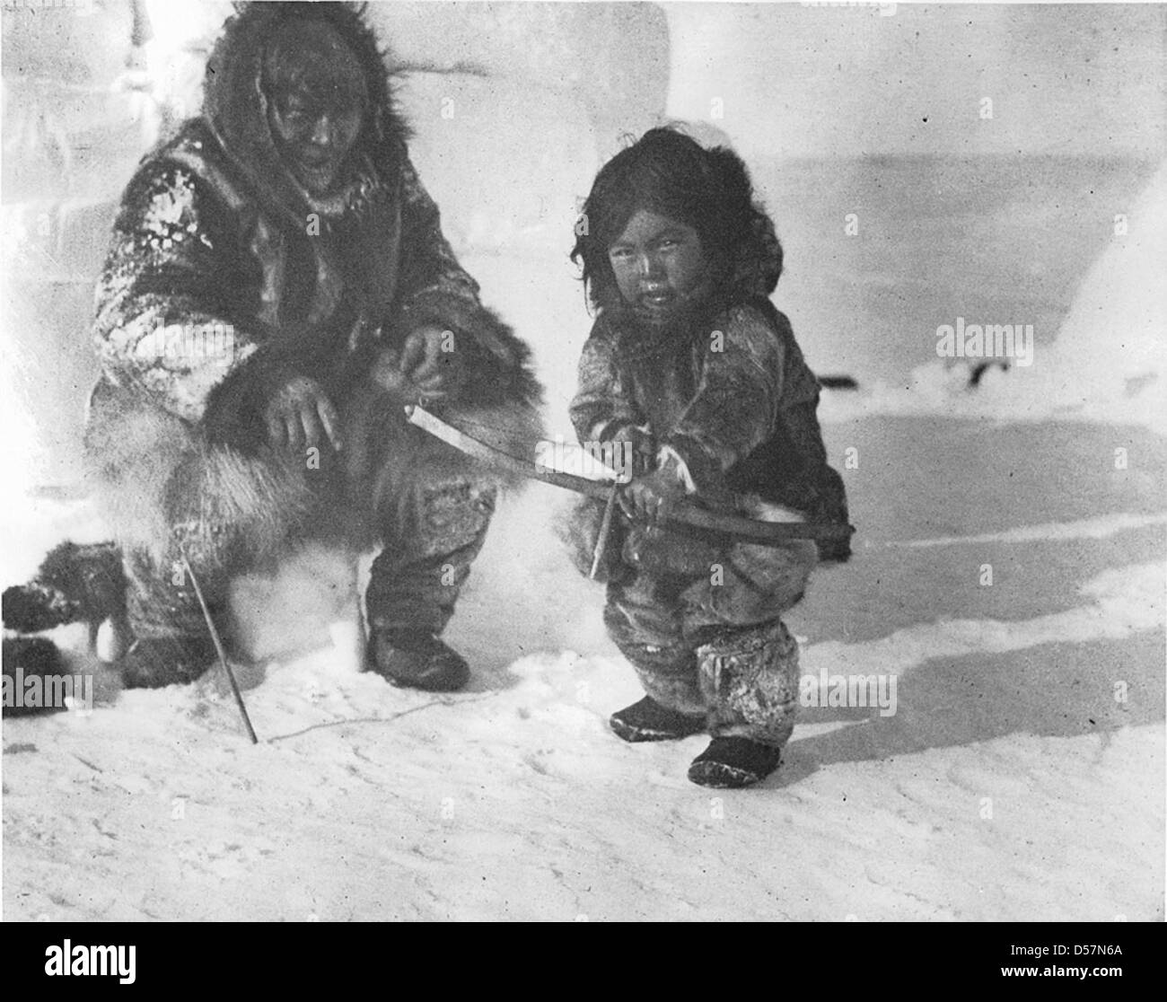 Inuit people canada Black and White Stock Photos & Images - Alamy