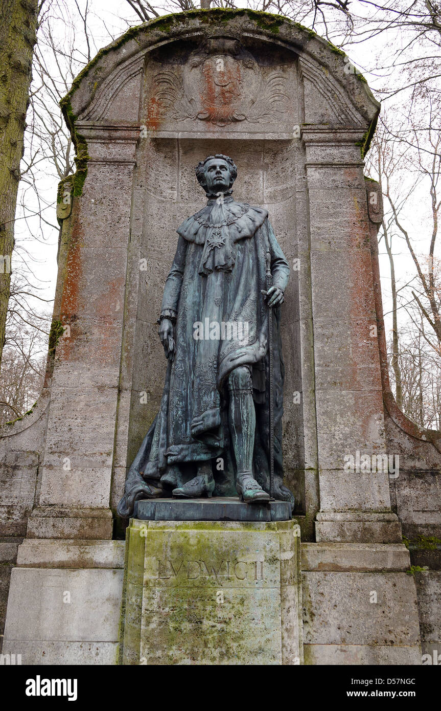 Statue Of King Ludwig II of Bavaria, Bamberg, Germany Stock Photo - Alamy