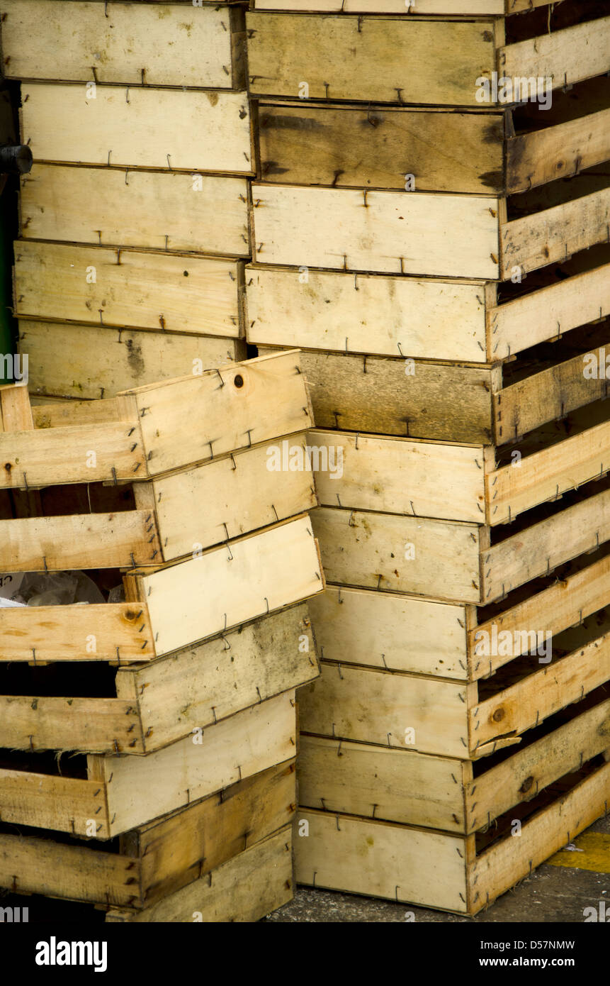 Stacked crates hi-res stock photography and images - Alamy