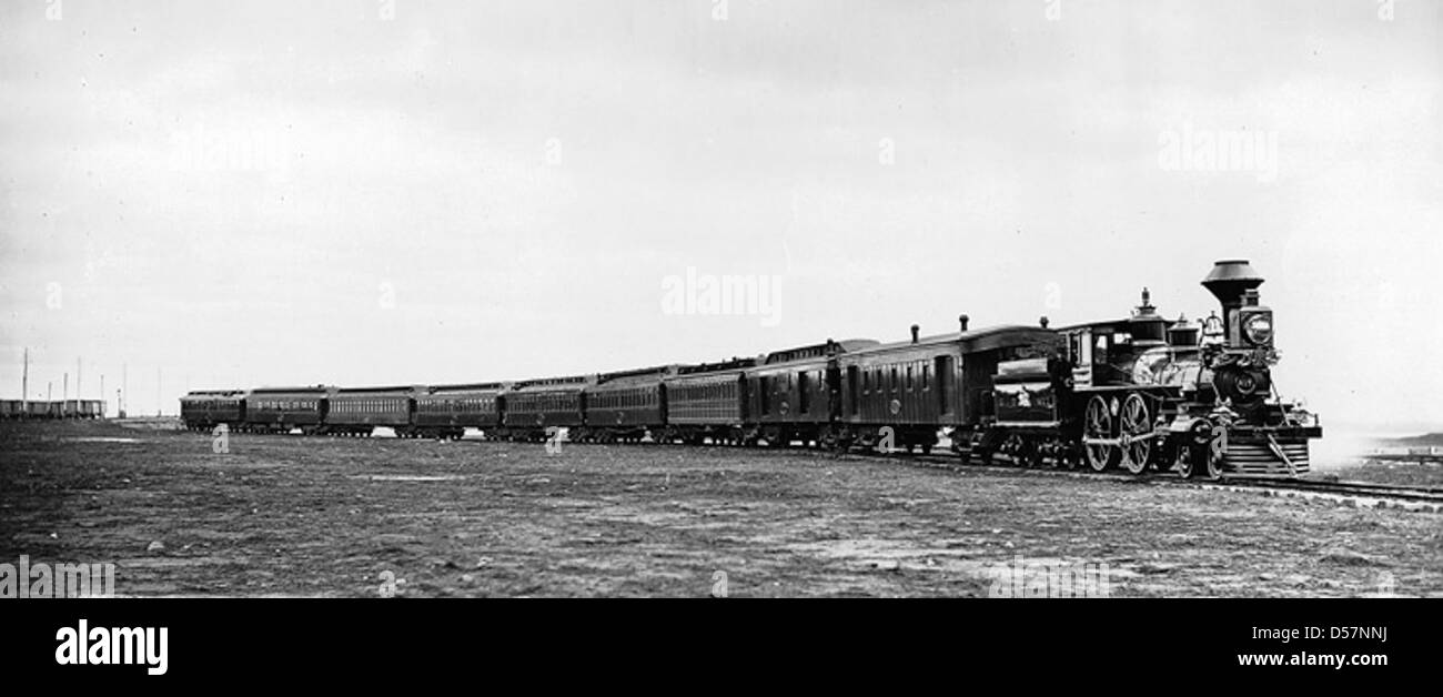 The Vice-Regal train in Montreal, Canada, circa 1878, was used for ...