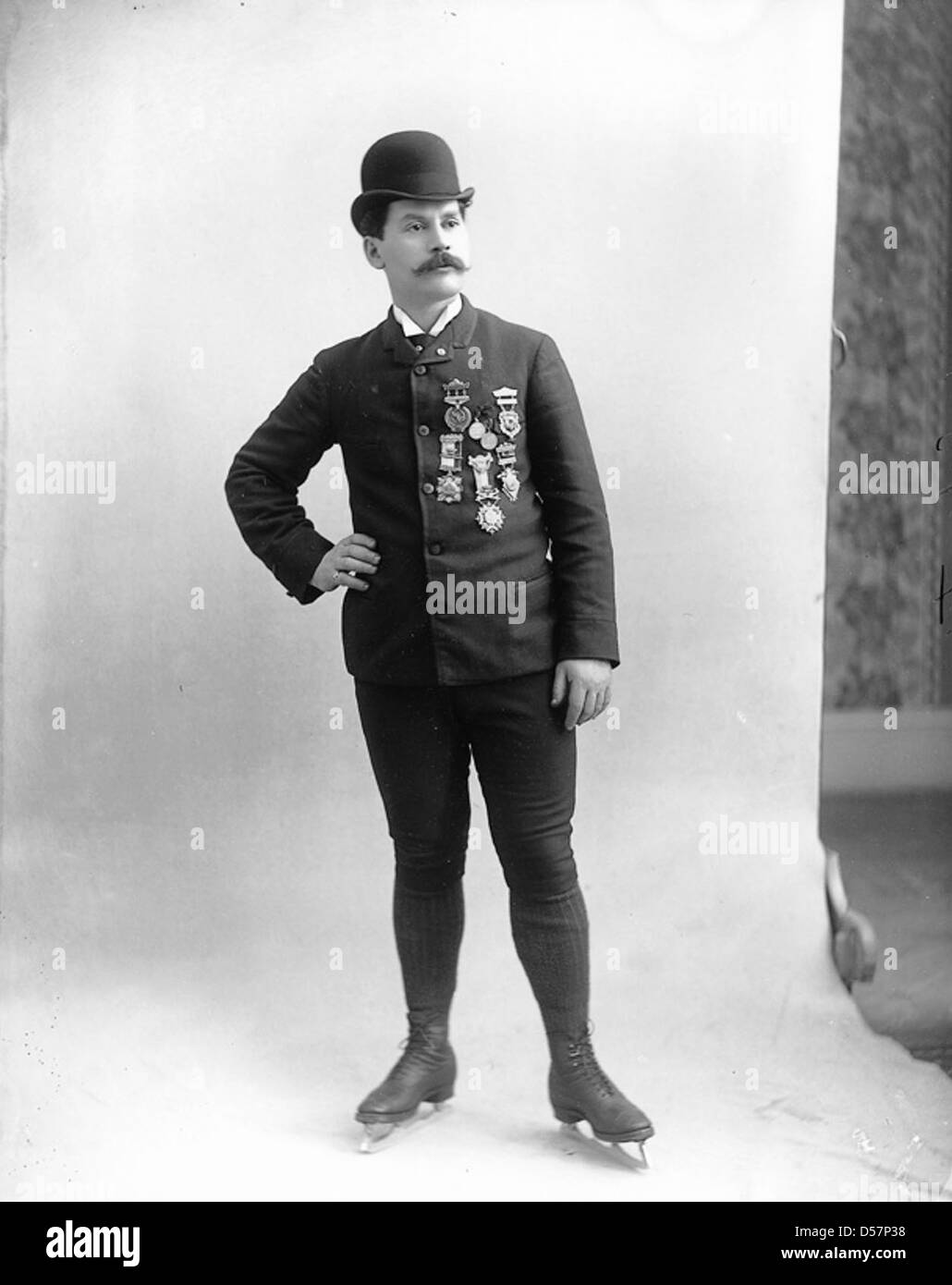 A photograph of Louis Rubenstein, a renowned championship figure skater ...