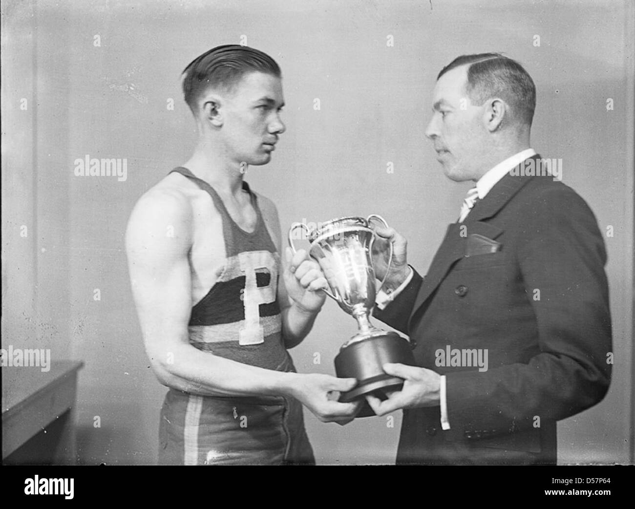 Presenting trophy hi-res stock photography and images - Alamy