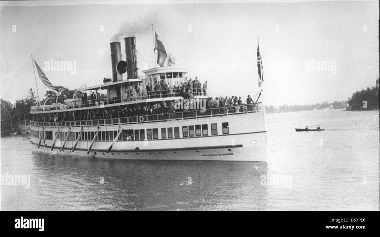 A photograph of the S.S. 'Thousand Islander' from the Richelieu ...
