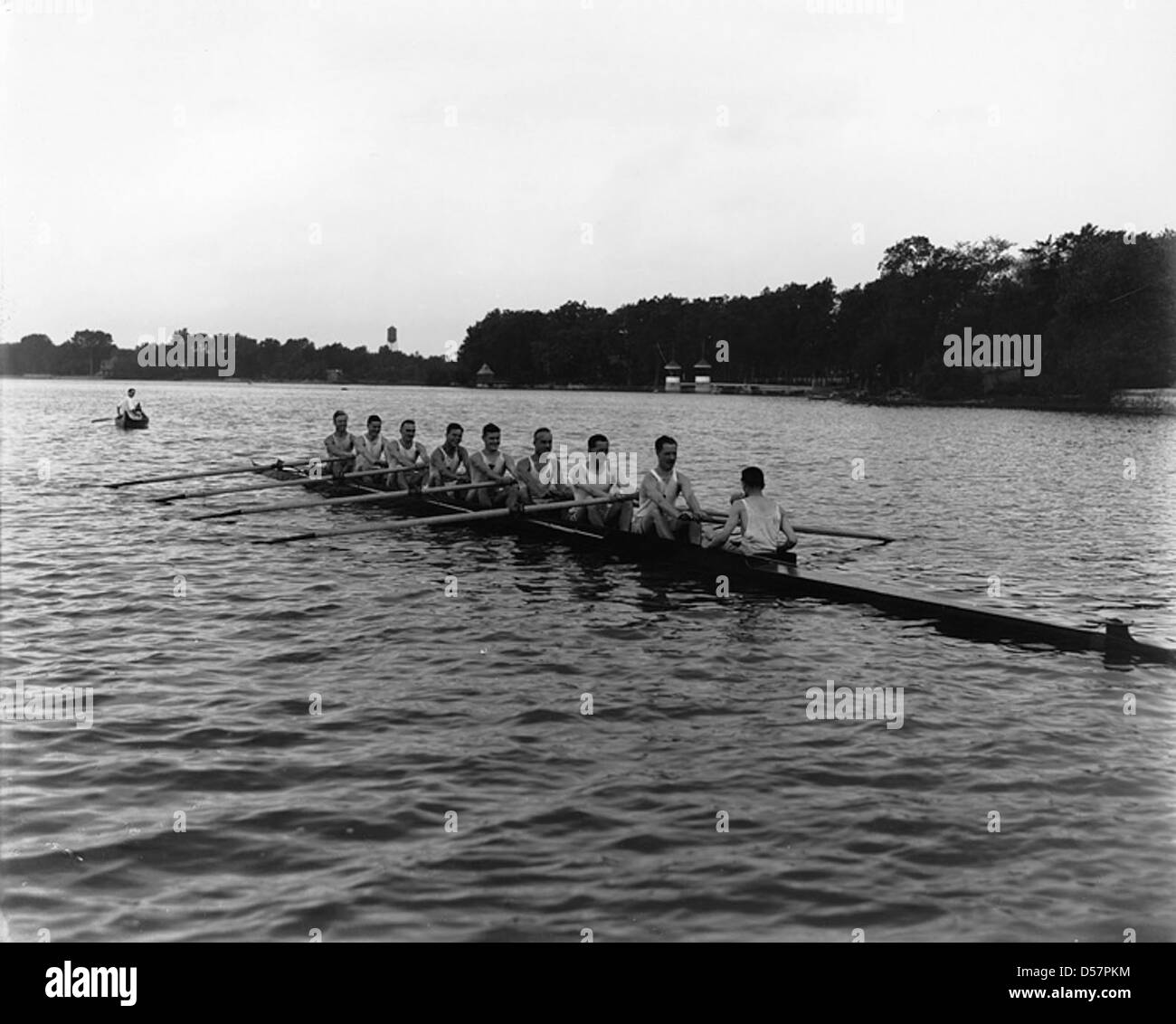 Vintage rowing team Black and White Stock Photos & Images - Alamy