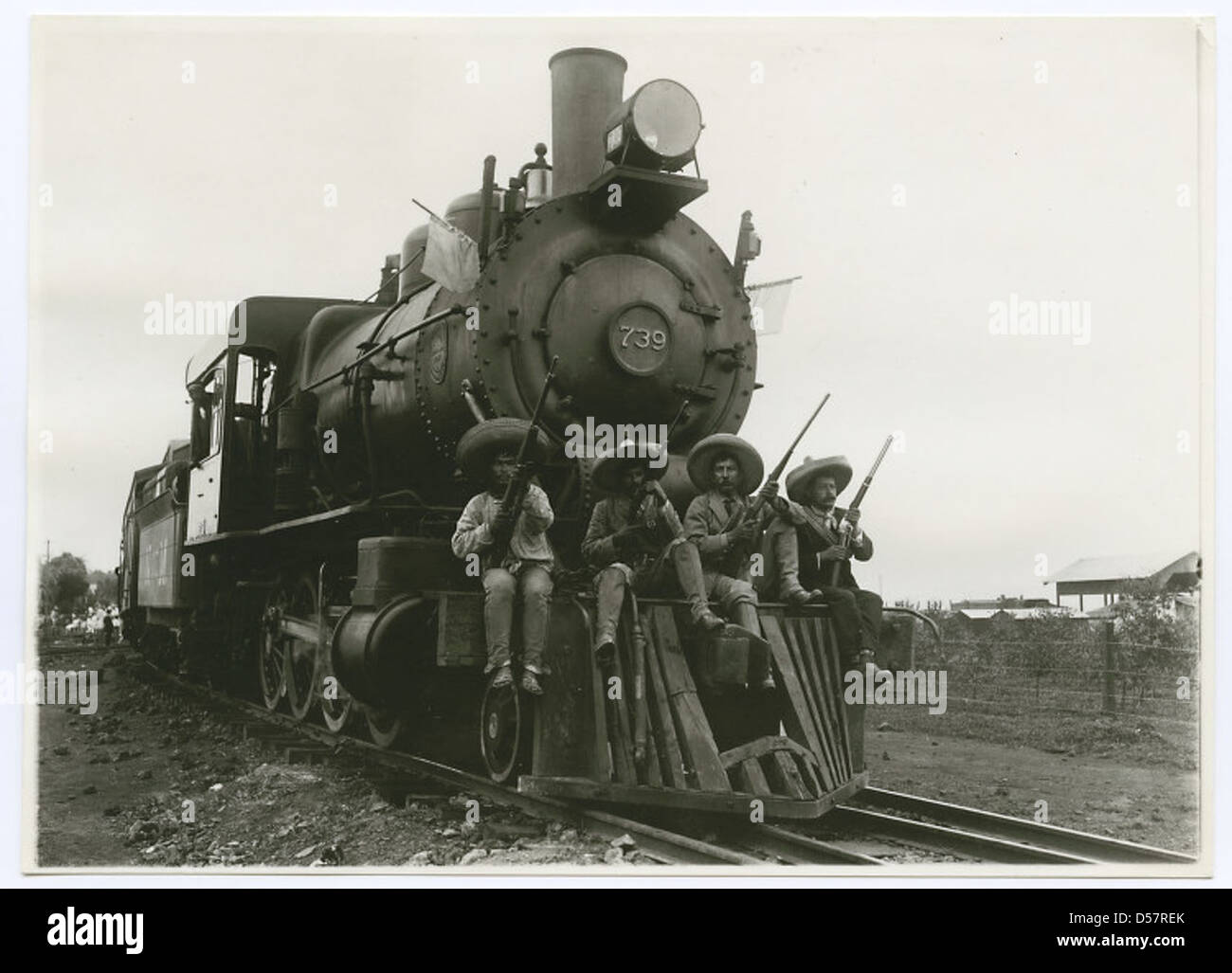A photograph of a locomotive from the Nacional de Mexico railway ...