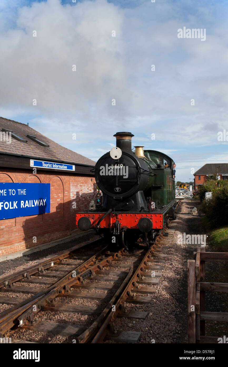 Great Western Region Class 5600 0-6-0 tank engine 5619 Stock Photo - Alamy
