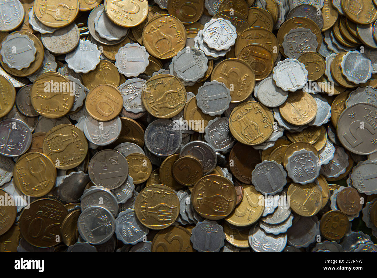 Coins of israel hi-res stock photography and images - Alamy