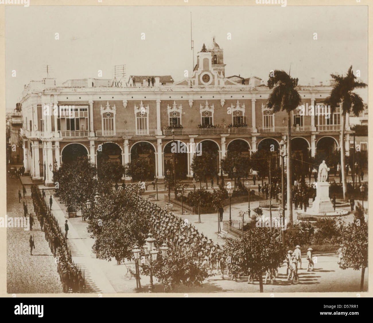 The photograph of the Governor General’s Palace in Havana, Cuba, taken ...