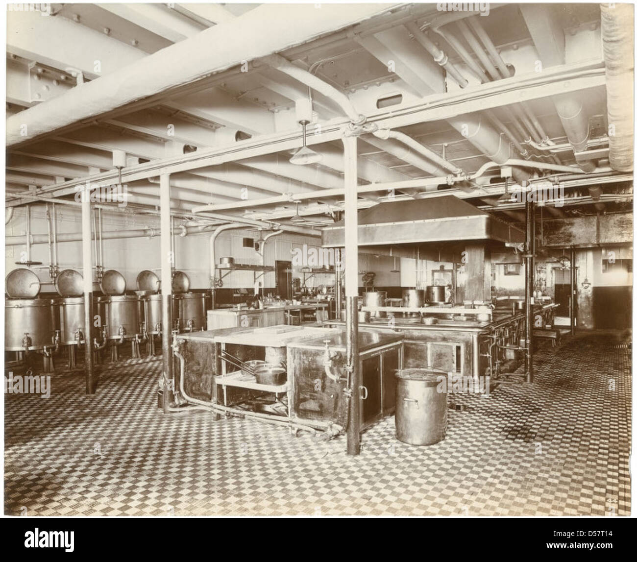 Galley ship kitchen hi-res stock photography and images - Alamy