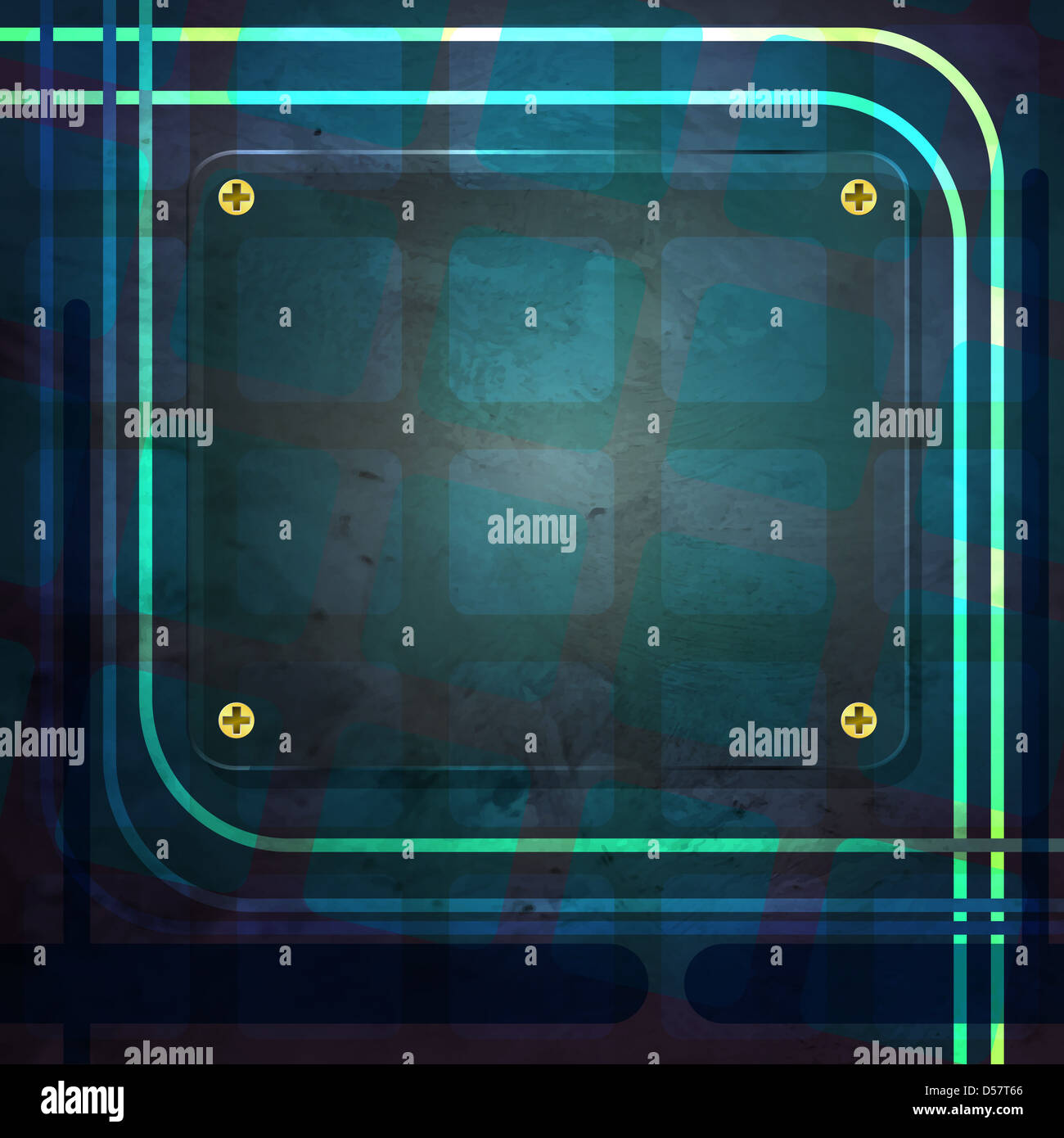 new abstract glass frame on blue background can use like modern design ...