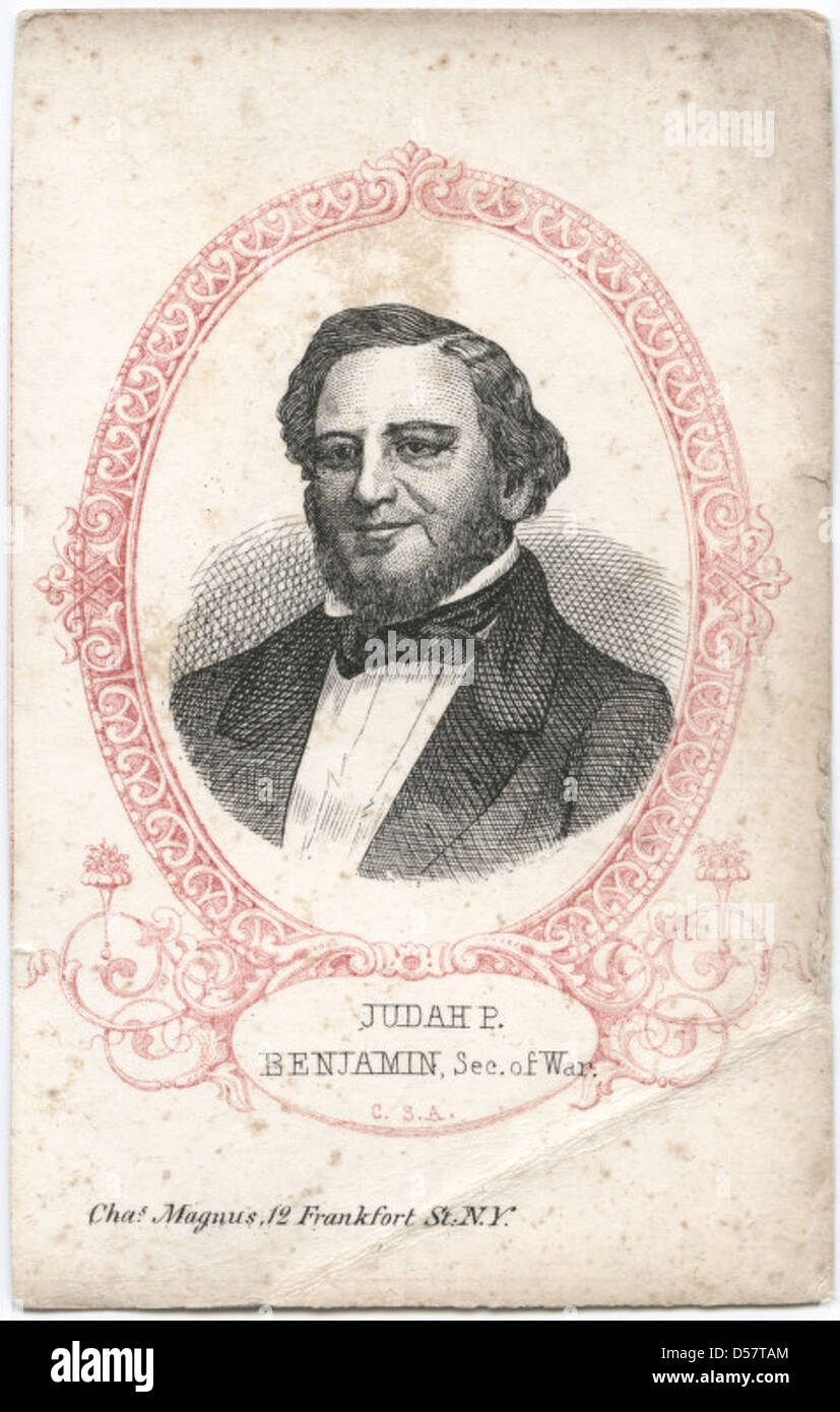 Judah p benjamin hi-res stock photography and images - Alamy