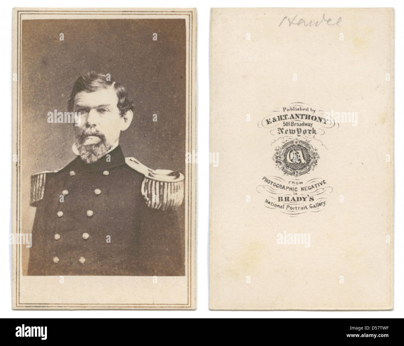 A portrait of Confederate General William J. Hardee during the American ...