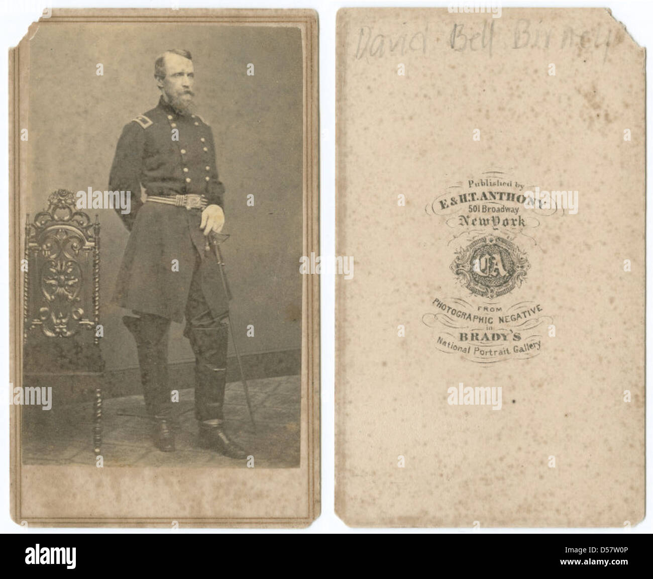 A portrait of General David Bell Birney, a Union Army officer during ...