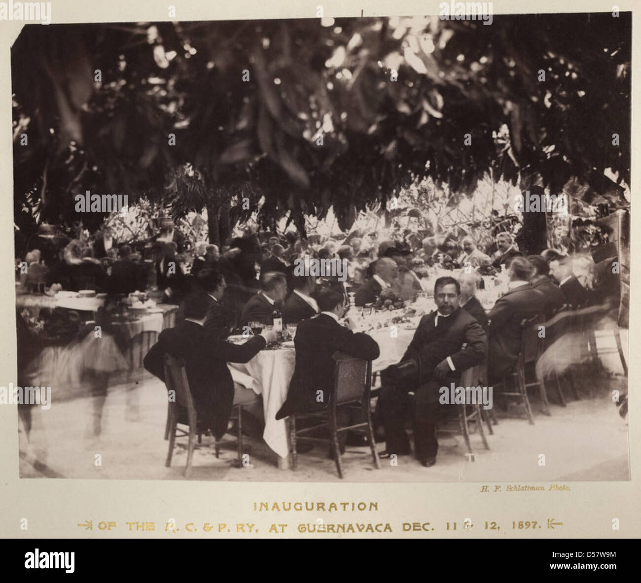 The Banquet depicts a formal banquet scene in Mexico, showcasing the ...