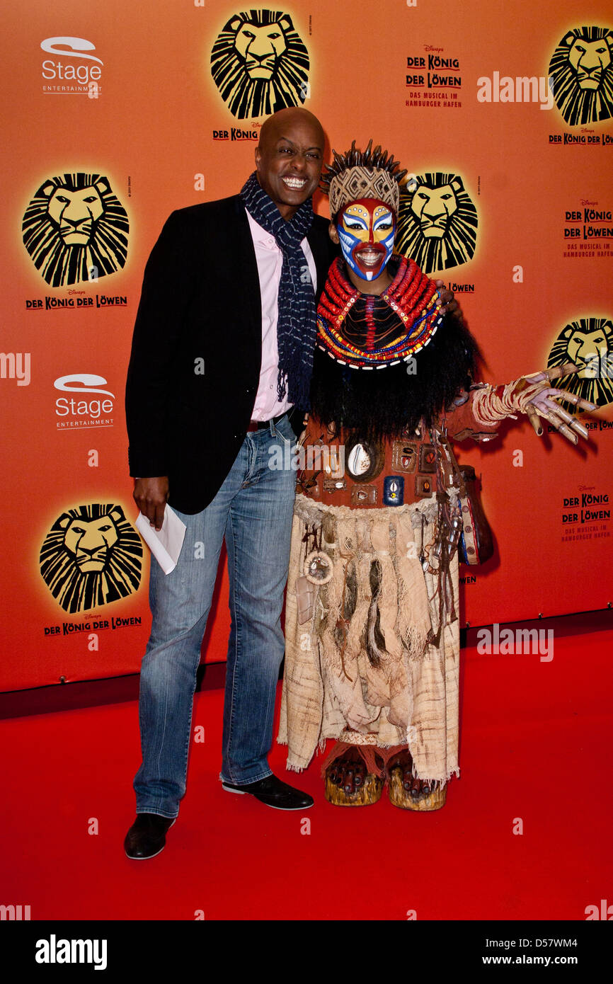 Yared Dibaba and Rafiki actress at the at the 10th anniversary gala of ...