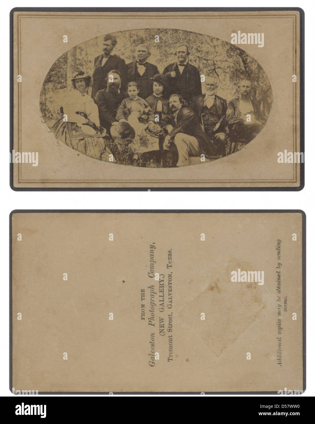 A photograph depicting Major Richard William Dowling, General James ...