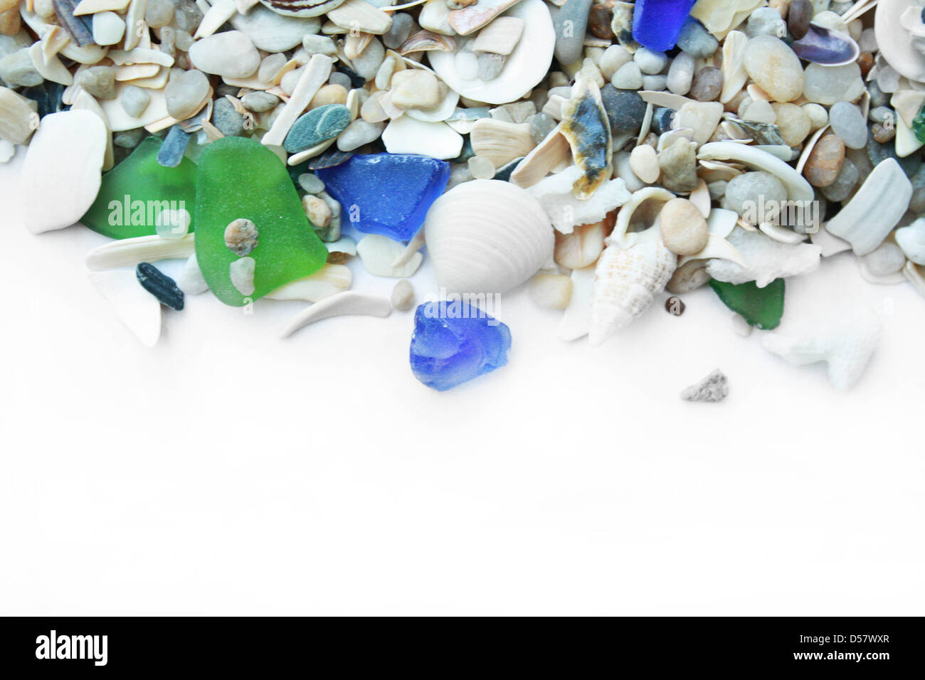 Shells & Sea Glass Stock Photo - Alamy