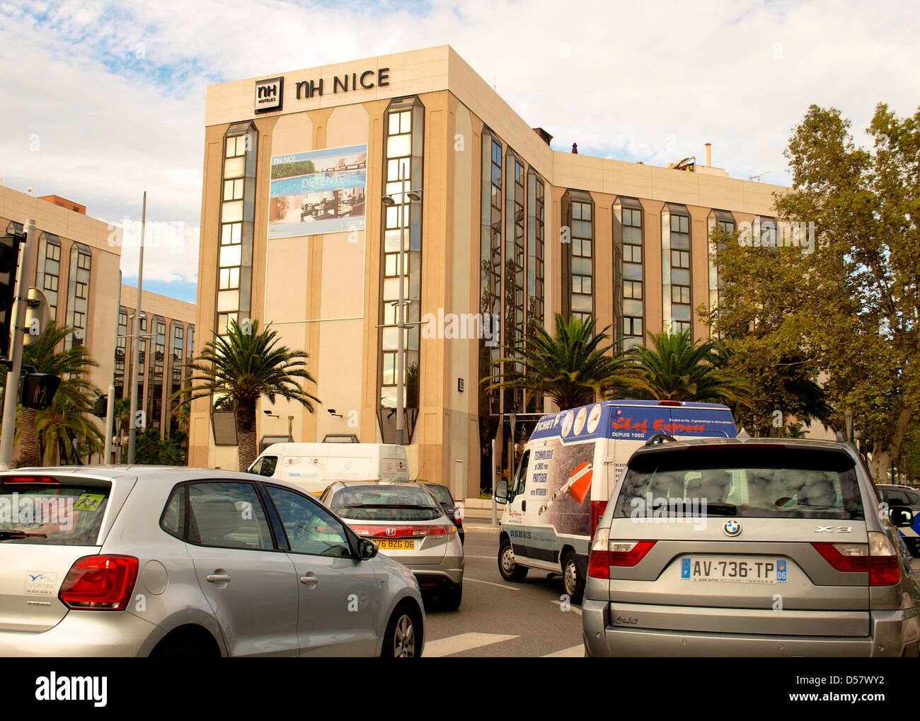 Nice France, traffic, street view Stock Photo - Alamy