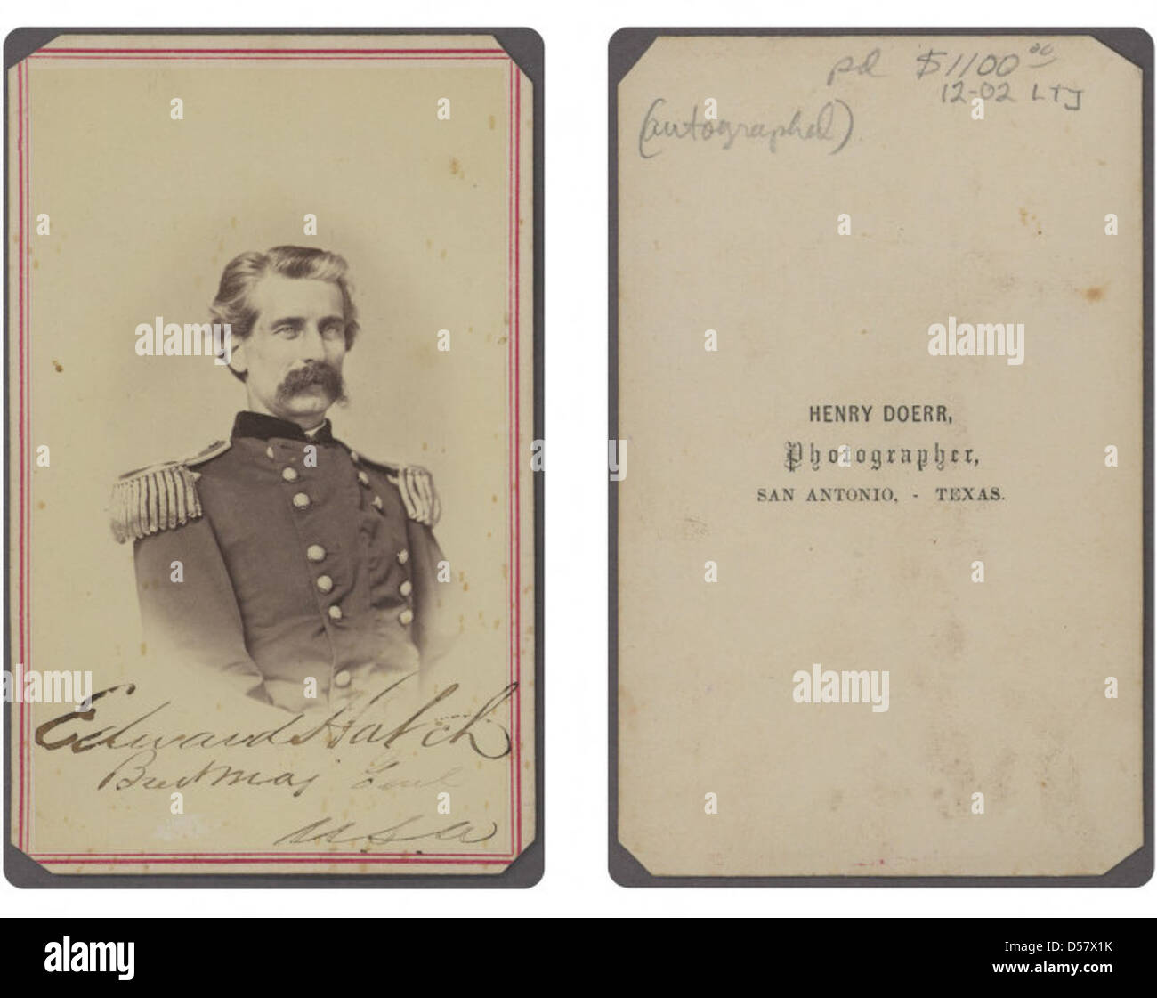Edward Hatch was a Major General in the Union Army during the Civil War ...