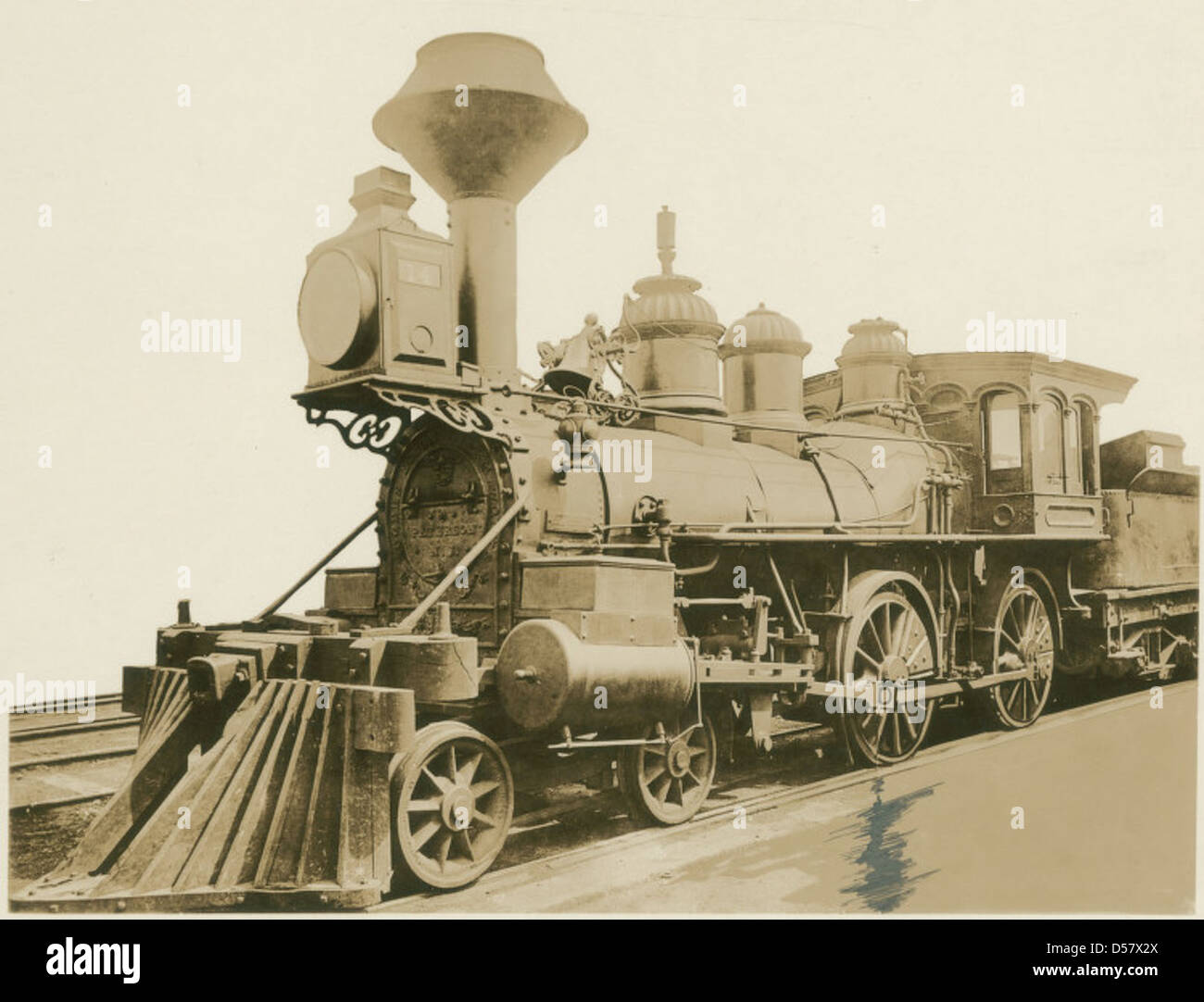 This steam locomotive, part of the Virginia and Tennessee Railroad, was ...